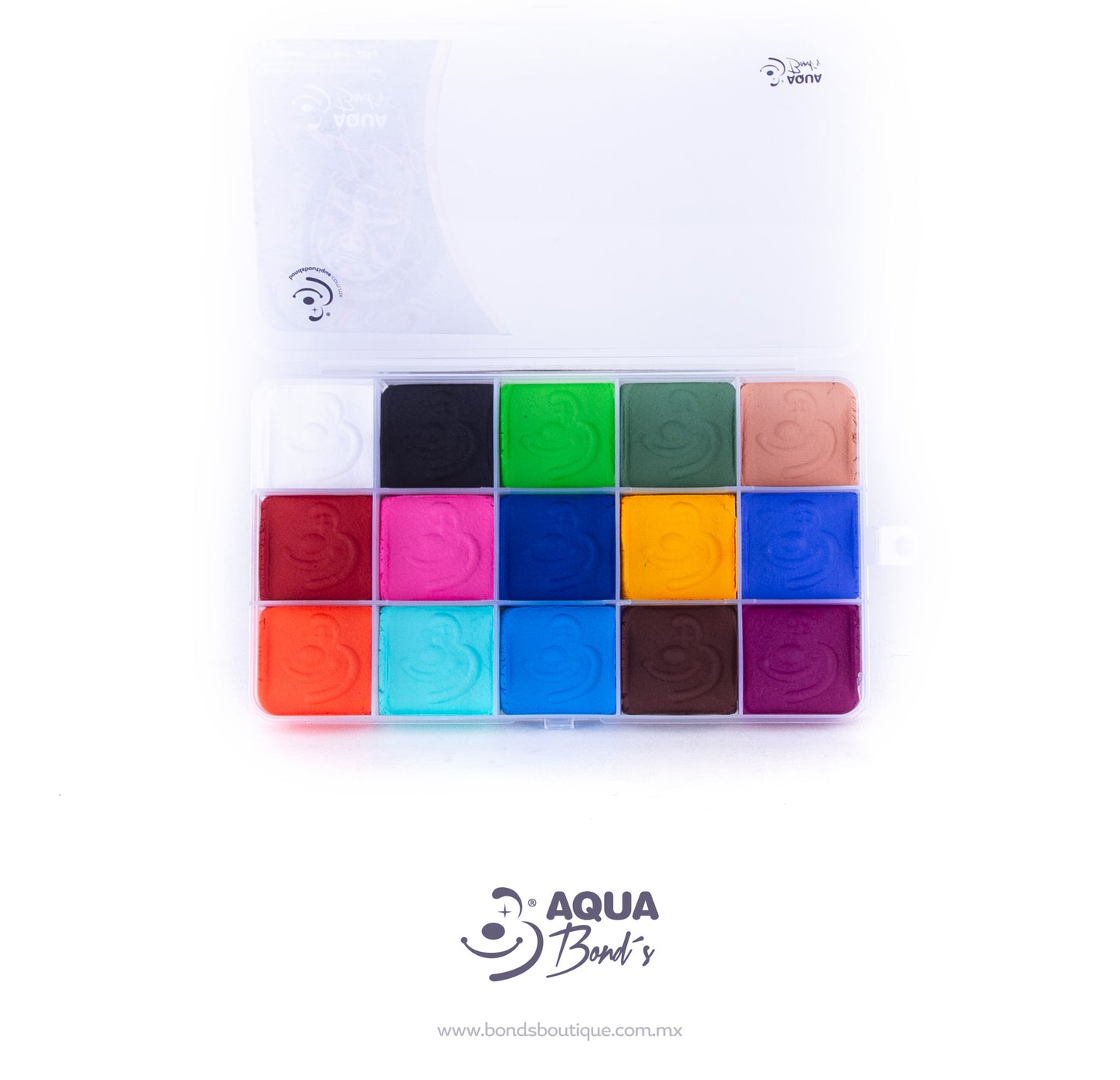 Paleta de 15 Colores "Básicos" — Bond's Boutique