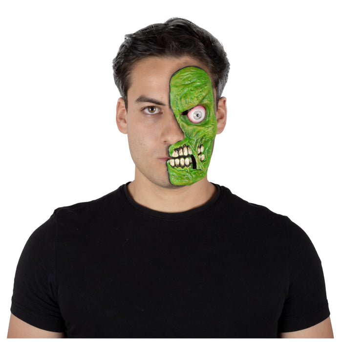 Half Mask Green Zombie | Bond's Boutique