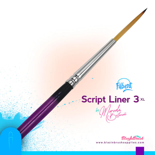 Blazin Brush Script Liner 3 XL — Bond's Boutique