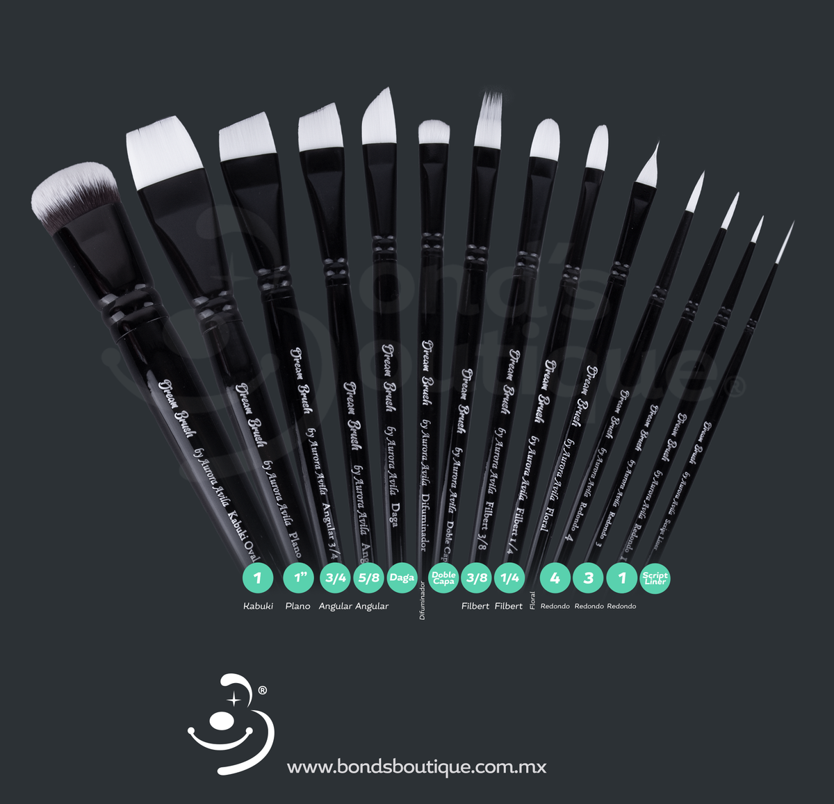 Paquete de pinceles Dream Brush (14 PZ) — Bond's Boutique