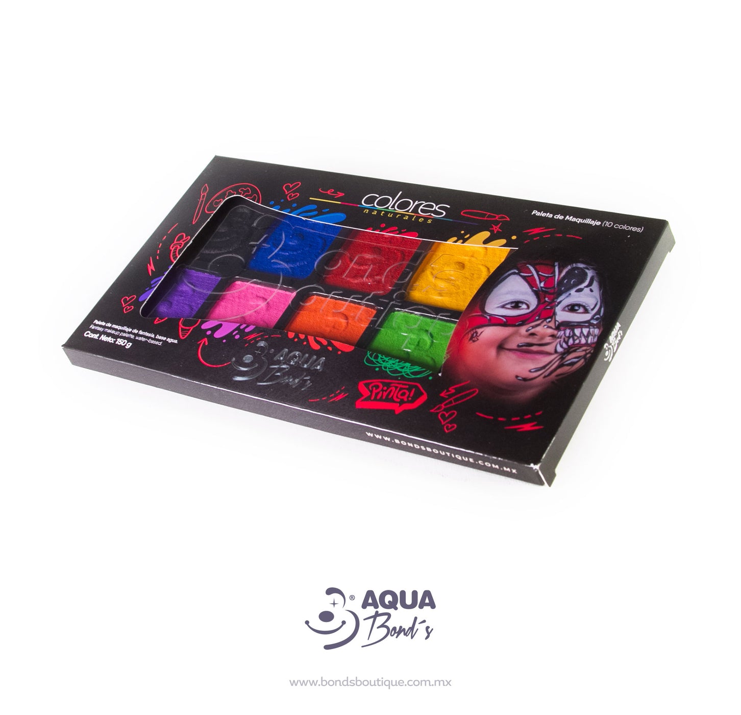 Paleta de 10 Colores "Básicos" | Bond's Boutique