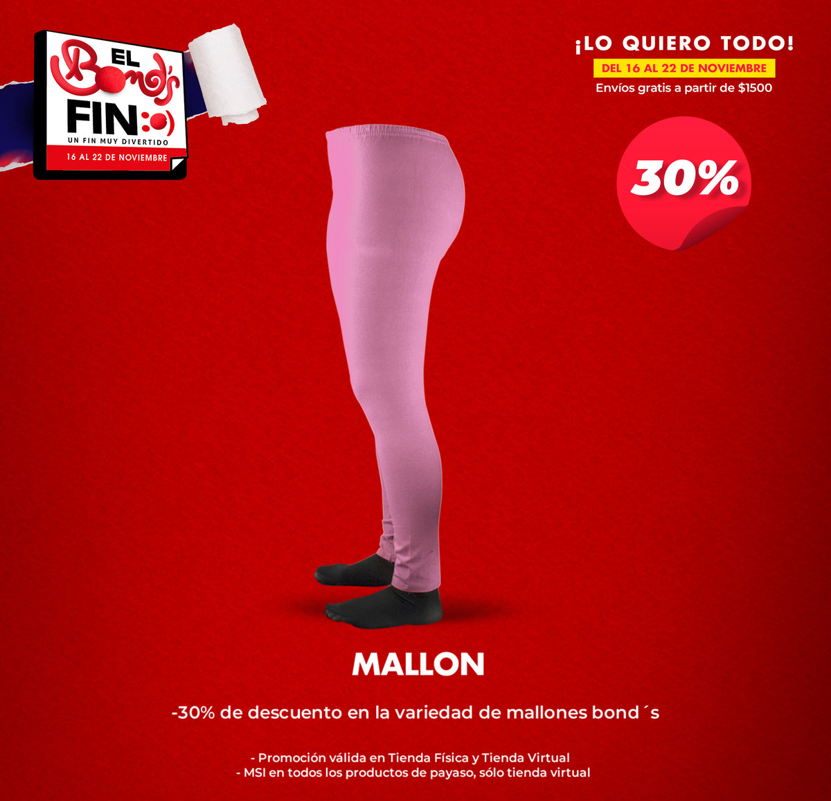Mallón Rosa (Talla Mediana) | Bond's Boutique