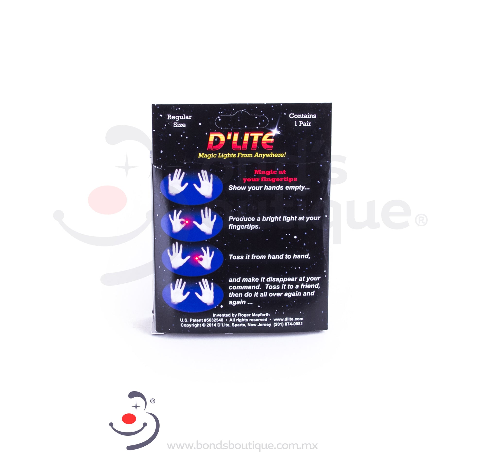 DEDOS DE LUZ (D'LITE) ROJO — Bond's Boutique